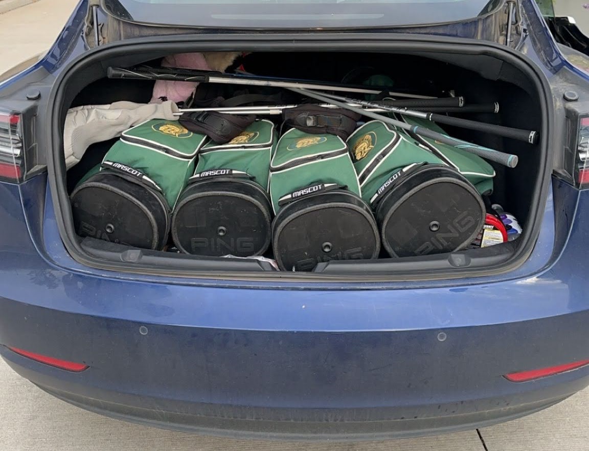 Tesla Model 3 Trunk Capacity: How to Pack 4 Golf Club Sets with Ease ...